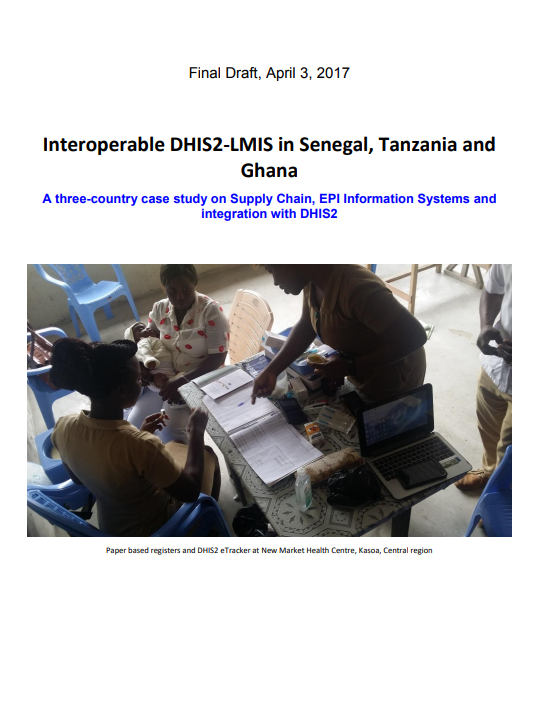 DHIS2-LMIS interopérable au Sénégal, en Tanzanie et au Ghana (équipe HISP à UIO, 2017) | Child ...